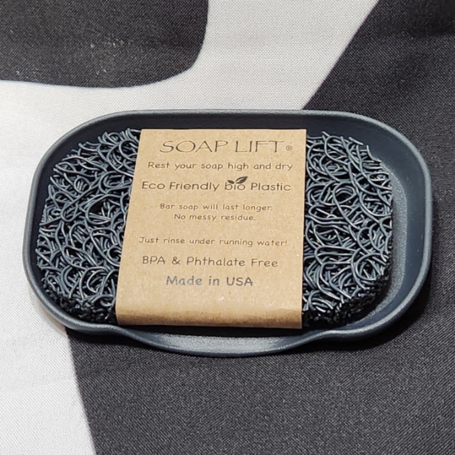Gray Soap Lift and Tray Set | Butter Cream Soaps LLC
